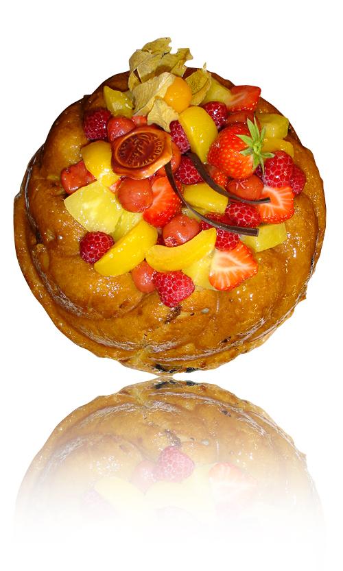Baba au Rhum fruits - Mathieu Chocolatier